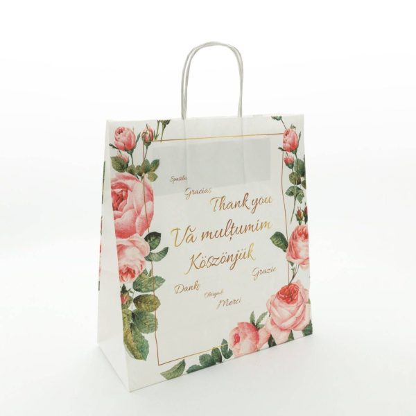 Punga de nunta cu diferite mesaje „KÖSZÖNÖM„ „Thank you„ „Danke„ „Merci ...